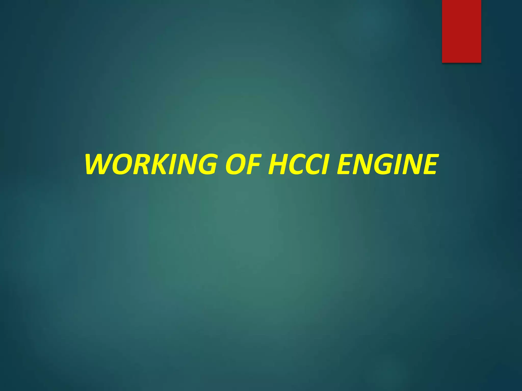 Concept of hcci engines, hybrid engines, twin spark engine, electric ...