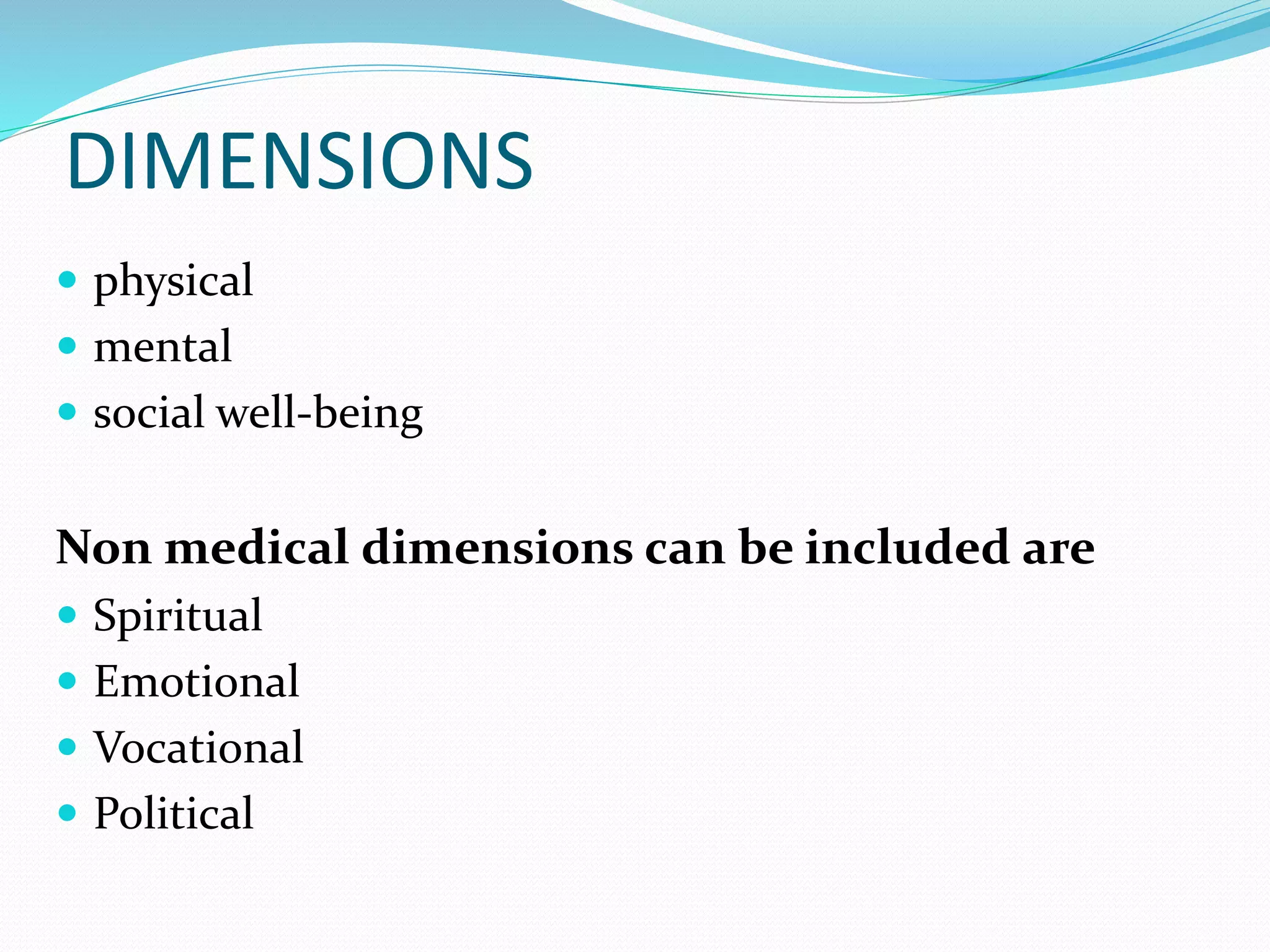 Concept of health | PPTX