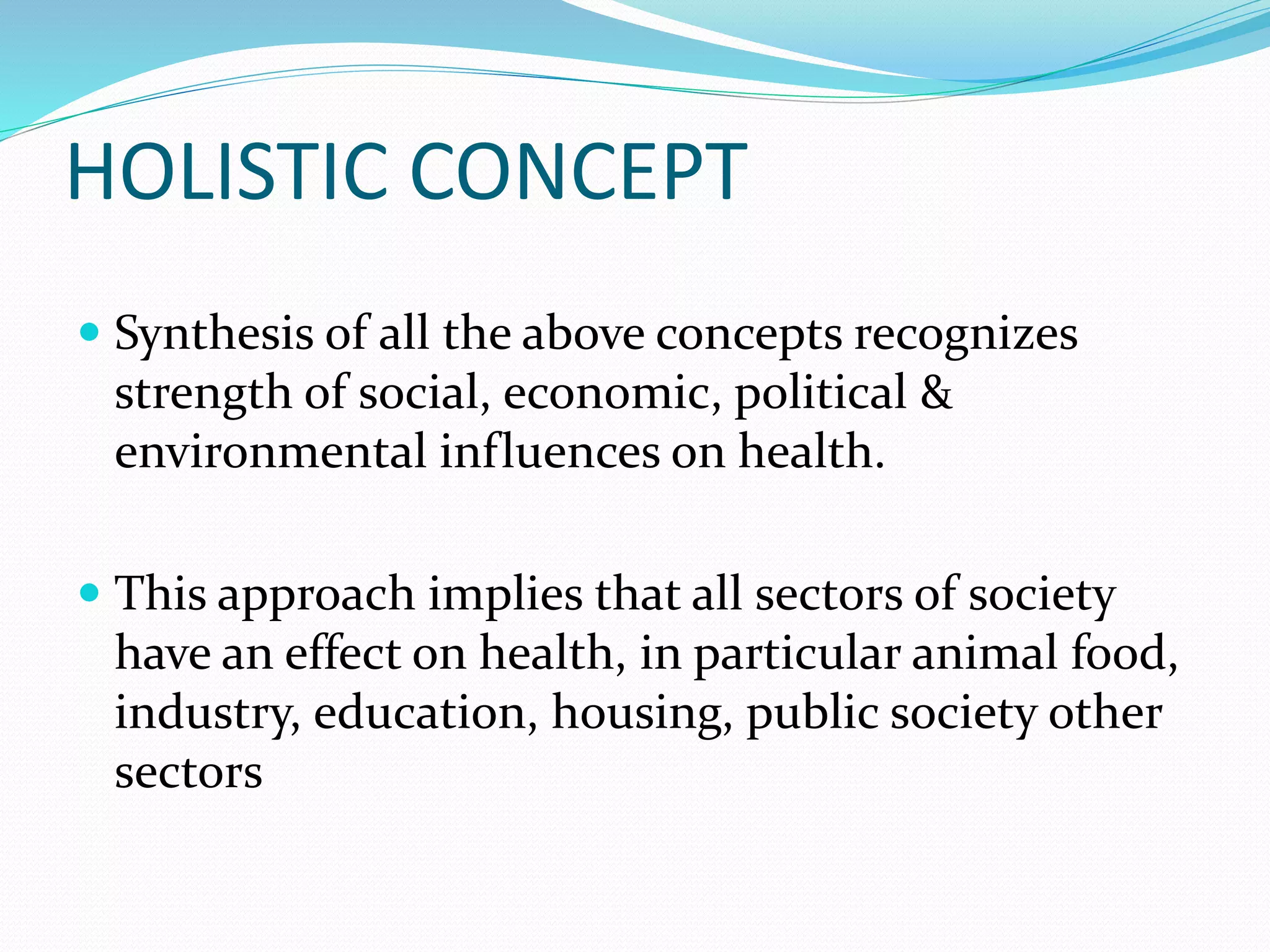 Concept of health | PPTX