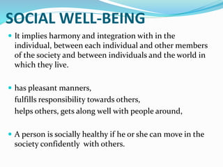 Concept of health | PPTX