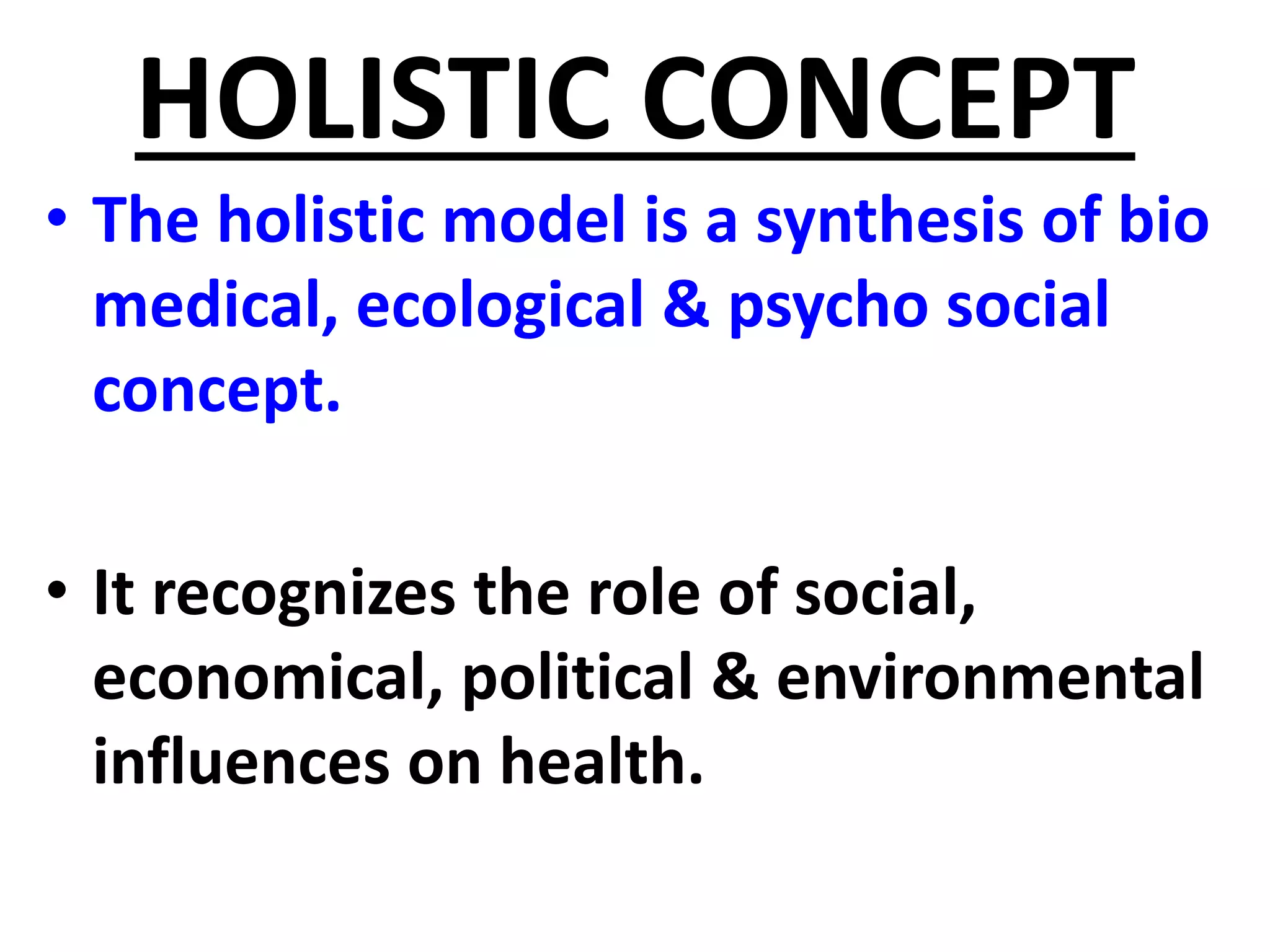 CONCEPT OF HEALTH | PPTX