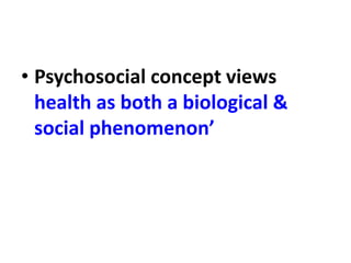 CONCEPT OF HEALTH | PPTX