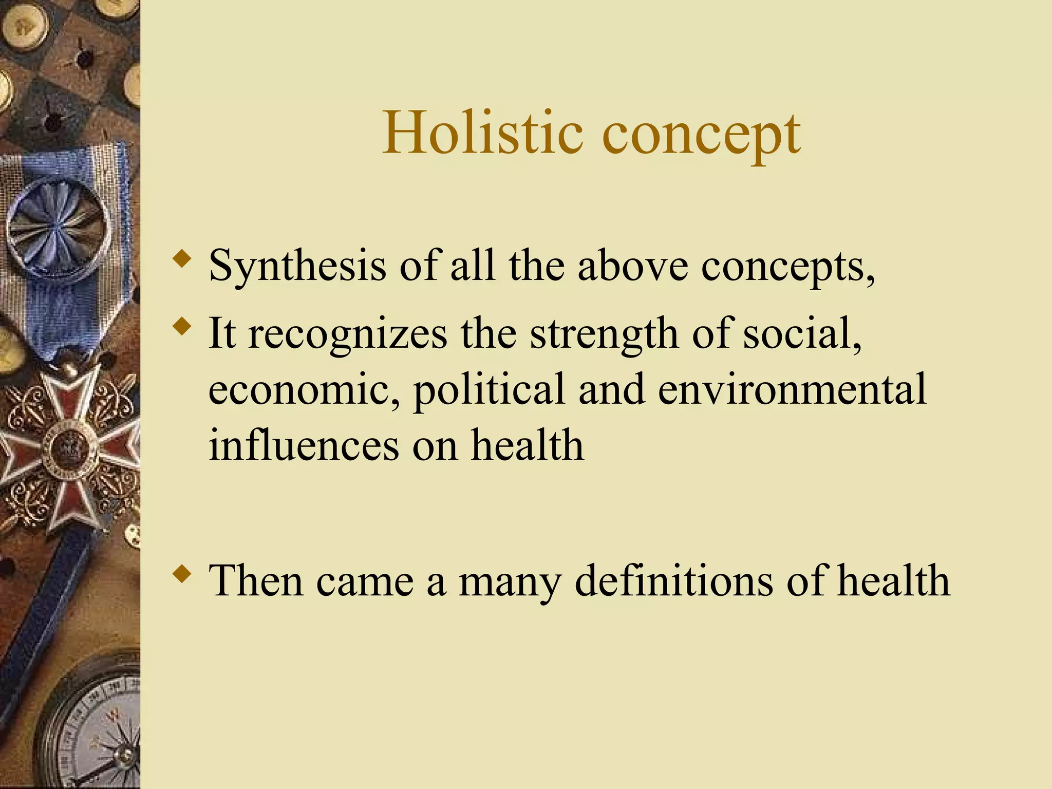 Concept of health and Disease | PPT