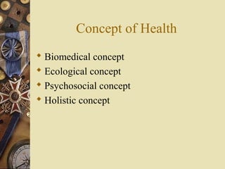 Concept of health and Disease | PPT