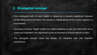 Concept of health | PPT