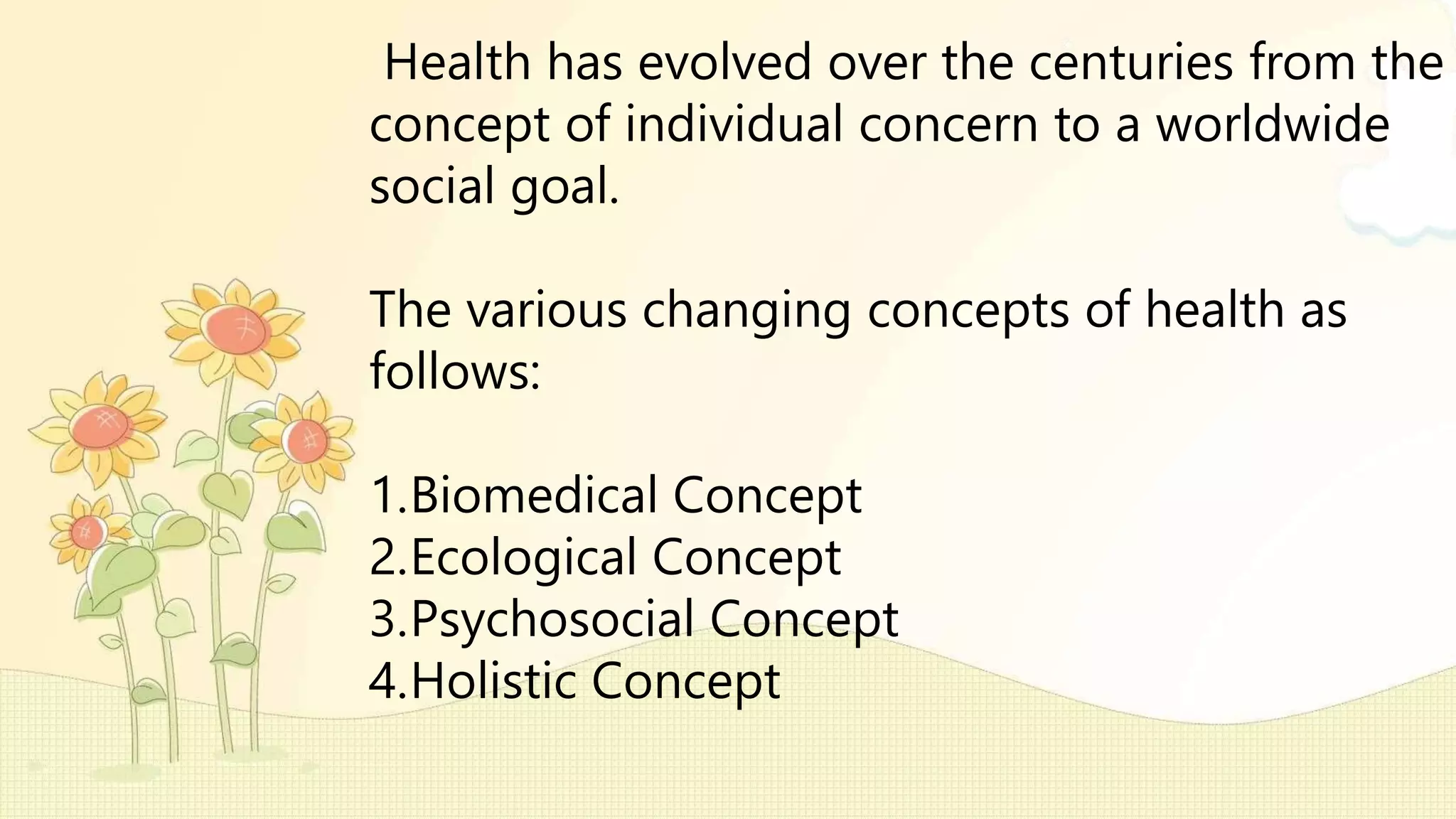 Concept of Health | PPTX