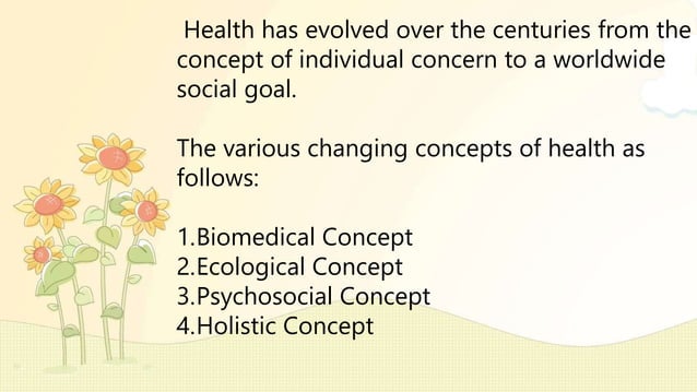Concept of Health | PPT