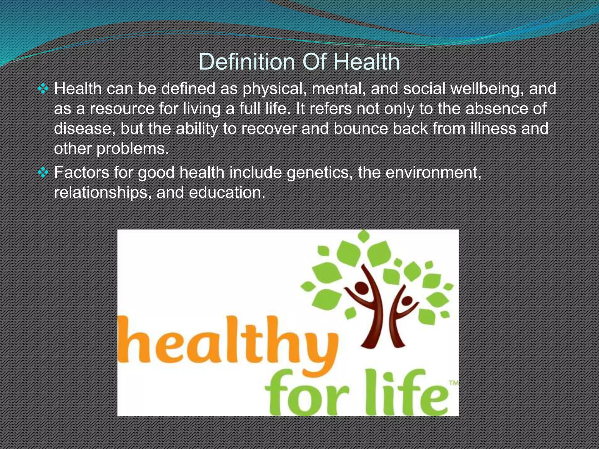 Concept of health | PPTX