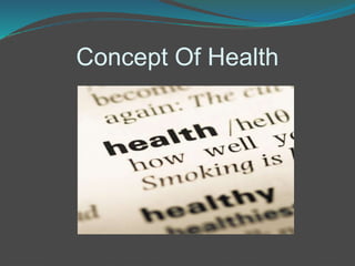 Concept of health | PPTX