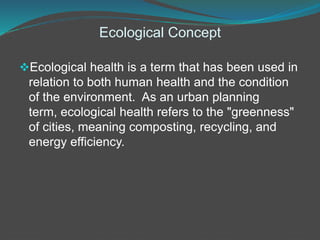 Concept of health | PPTX