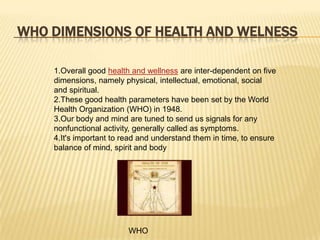 Concept of health and disease | PPTX