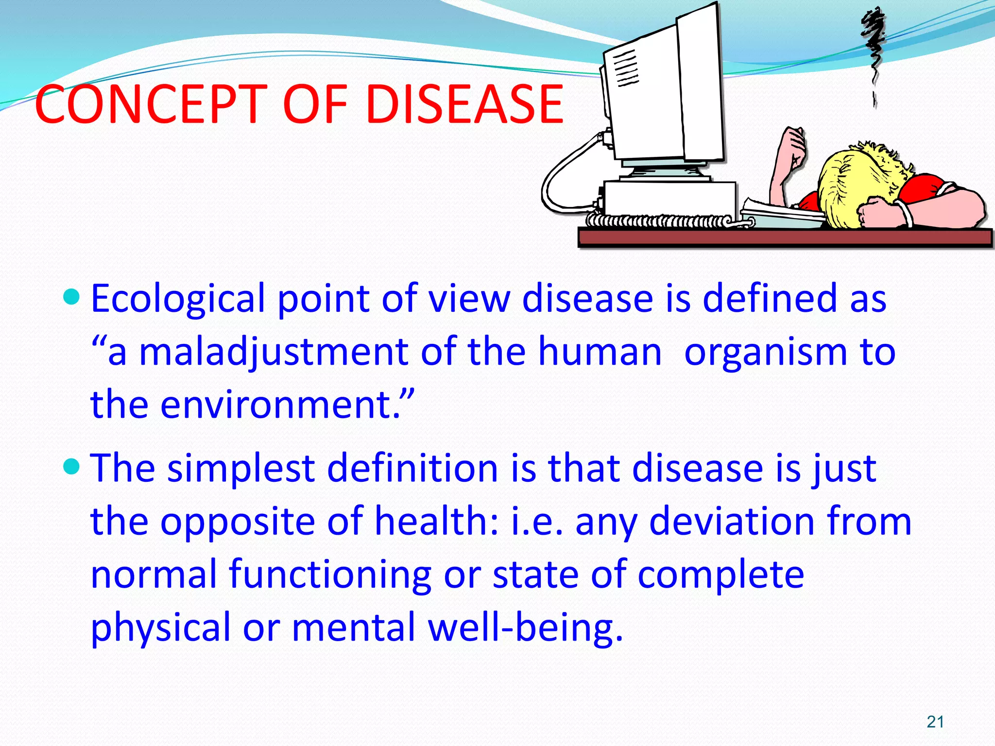 Concept of health and disease | PPTX
