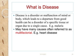 What is the meaning of disease store