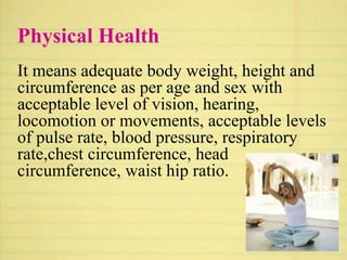 Concept of health and disease | PPTX
