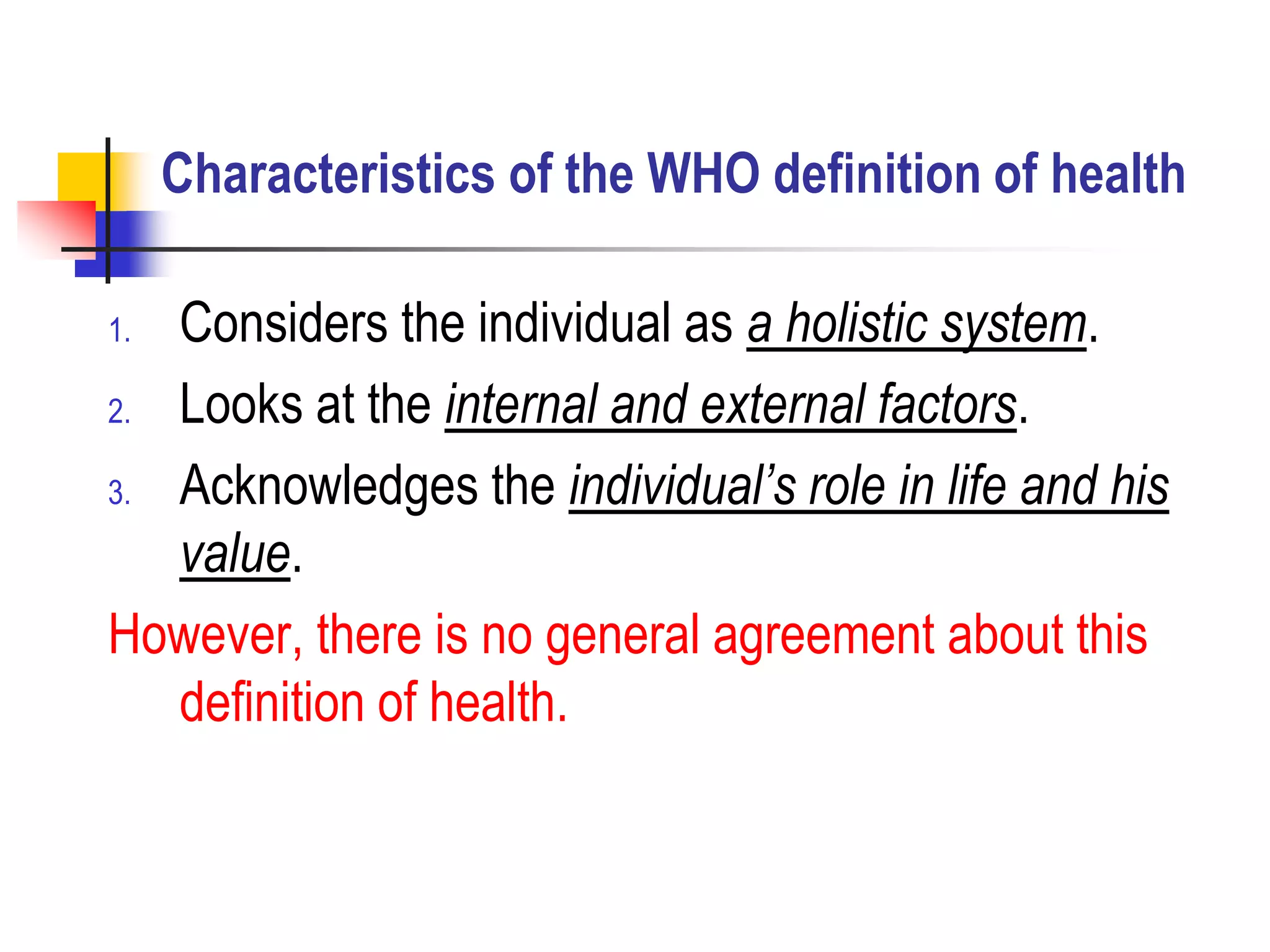 Concept of health and illness | PDF