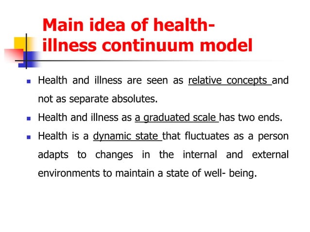 Concept of health and illness | PDF