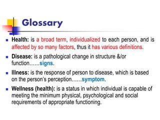 Concept of health and illness | PDF