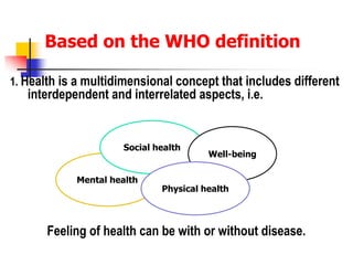 Concept of health and illness | PDF