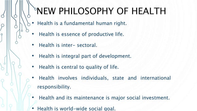 Concept of Health and Wellbeing | PPTX | Medical Health