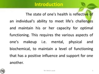 Concept of health, factors affect | PPTX