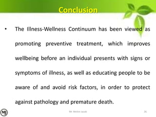 Concept of health, factors affect | PPTX