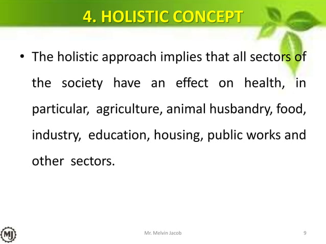 Concept of health, factors affect | PPTX