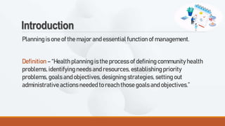 Concept of Health Planning . | PPT