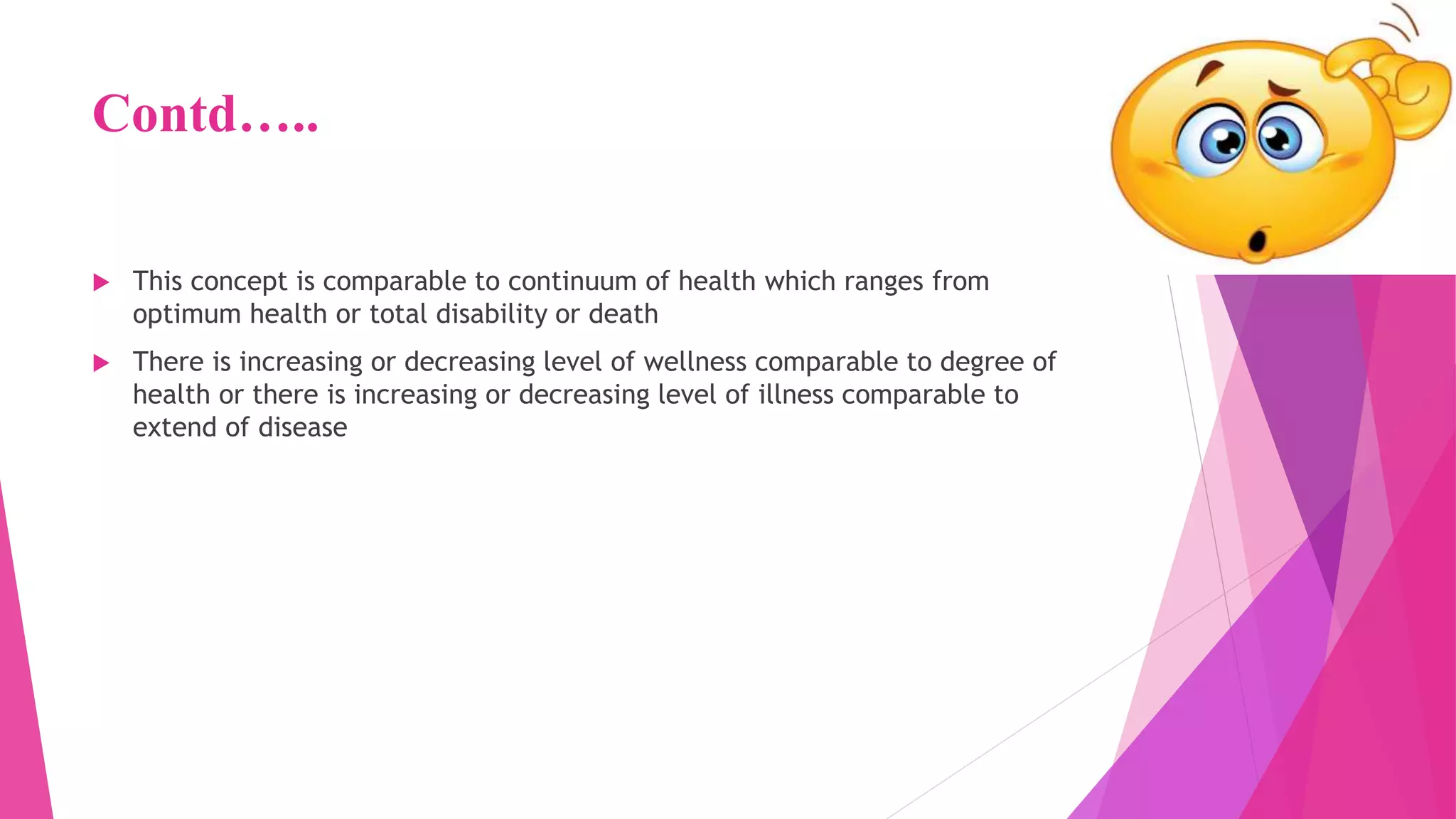Concept of health ppt | PPTX