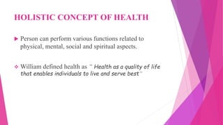 Concept of health ppt | PPTX