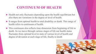 Concept of health ppt | PPTX