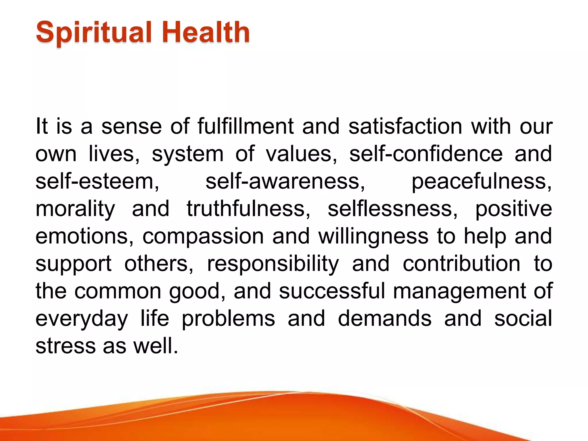 Concept of health & well being | PPT