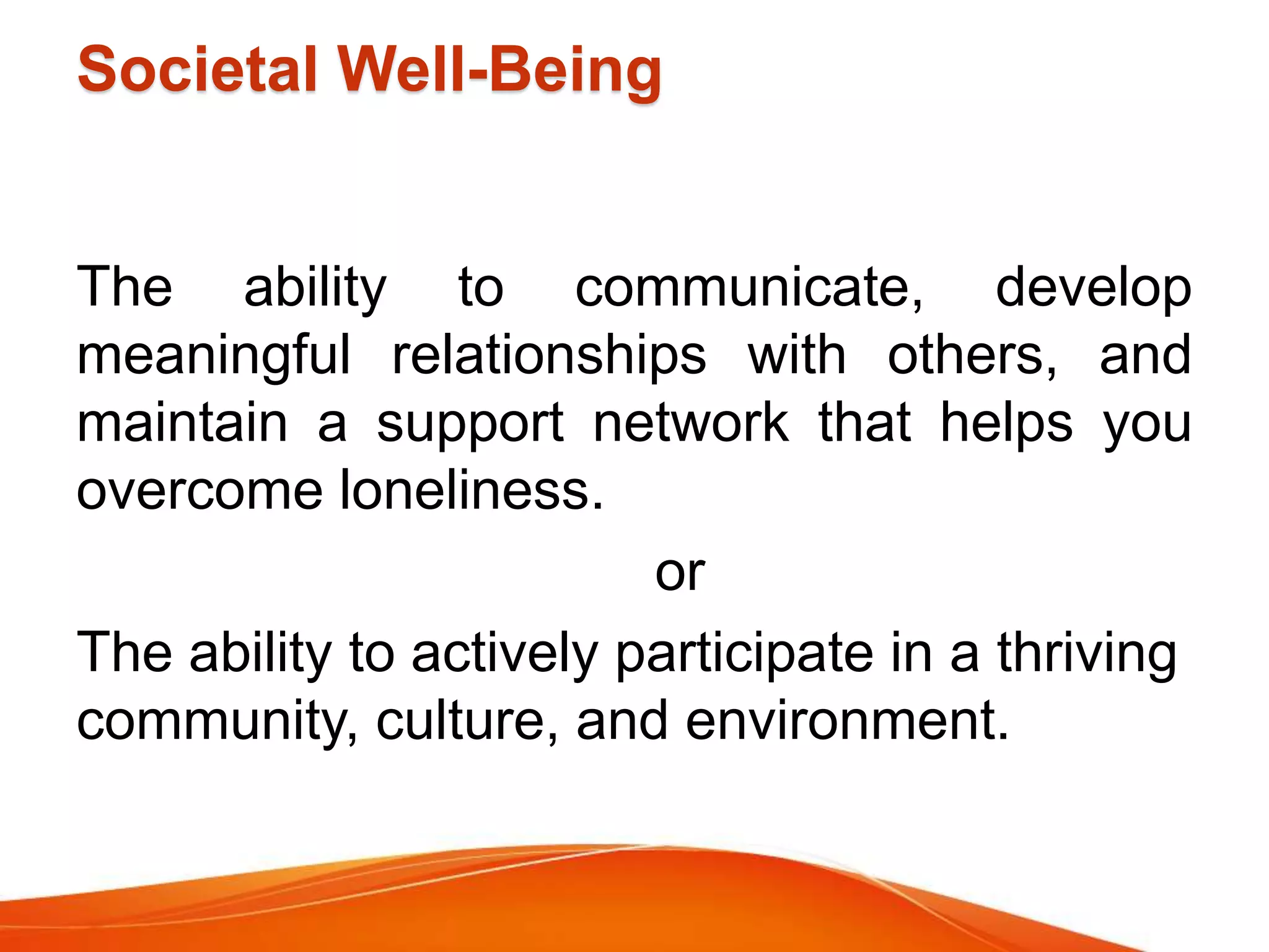 Concept of health & well being | PPT