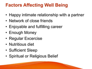 Concept of health & well being | PPT