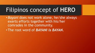 CONCEPT OF HERO.pptx in the ph,america and spain | PPTX