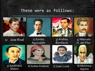 Filipino Heroes Collage