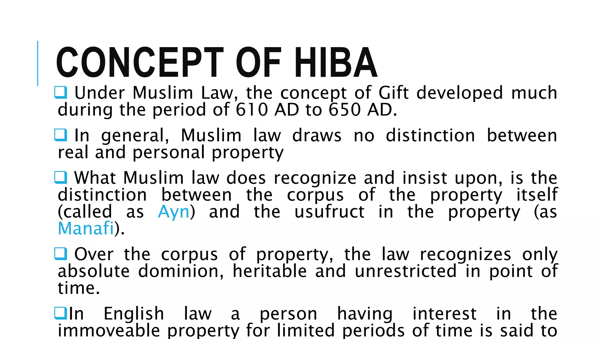 Concept of Hiba | PPTX