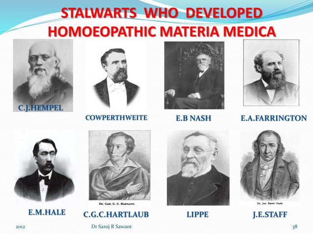 Concept of homoeopathic materia medica | PPTX | Holistic Health ...