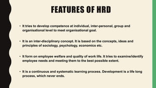 Concept of hrd and hrm | PPTX
