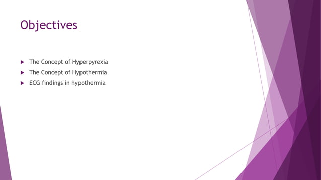 Concept of hyperpyrexia and hypothermia | PPTX | Weather | Science