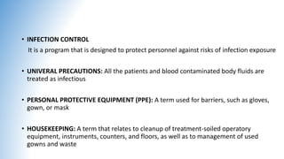 Concept of Infection Control | PPTX