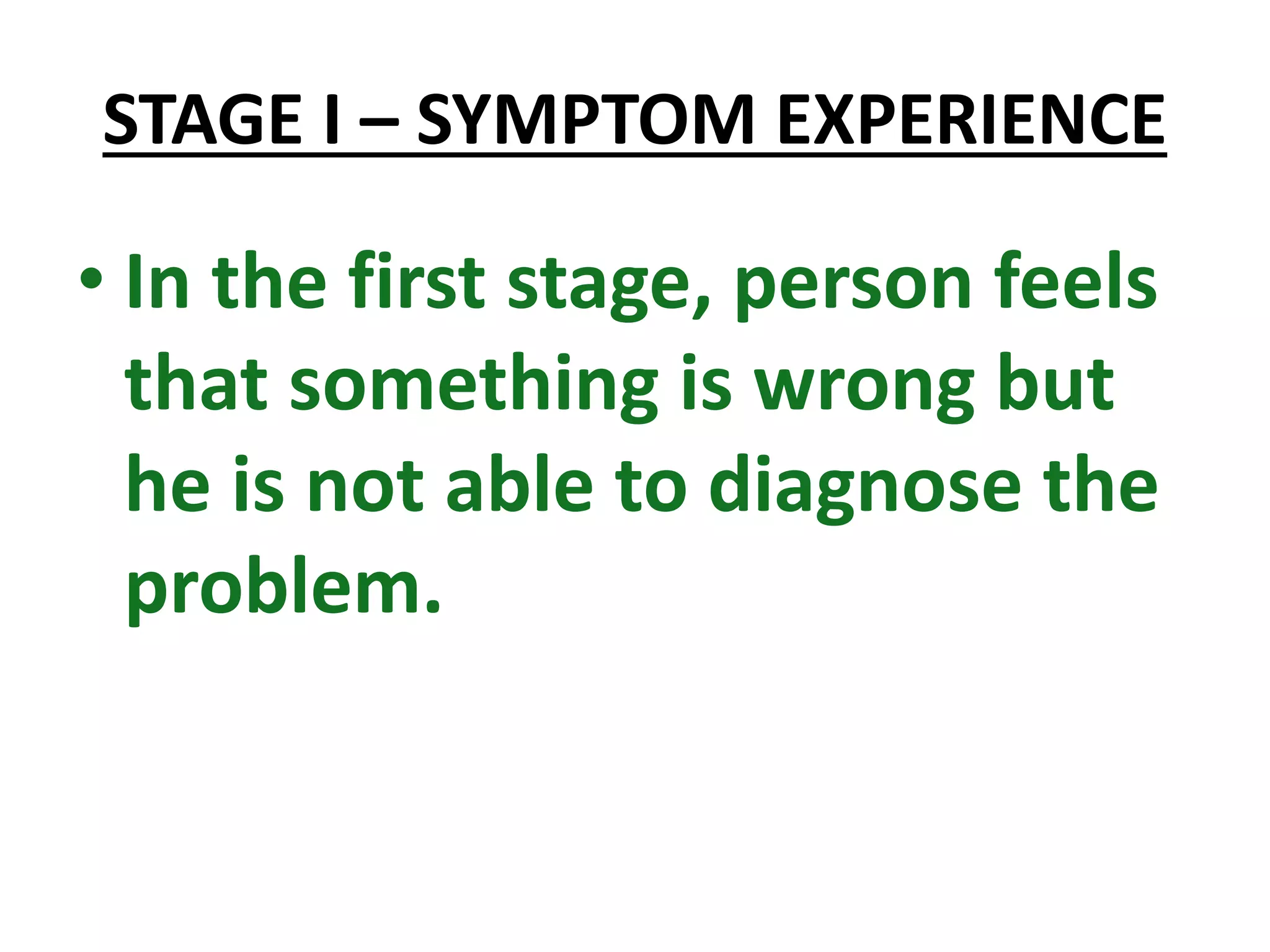 CONCEPT OF ILLNESS | PPTX