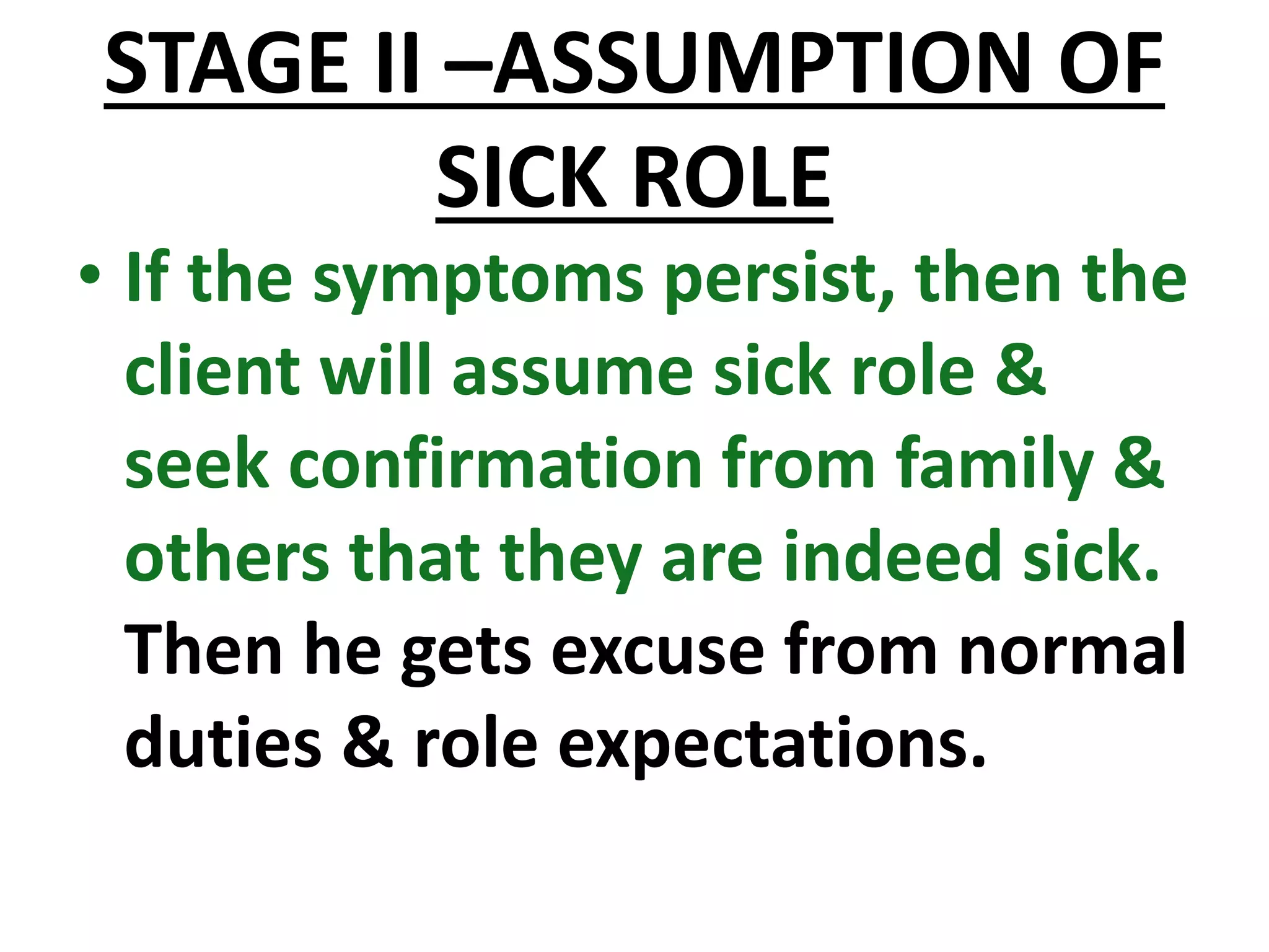 CONCEPT OF ILLNESS | PPTX