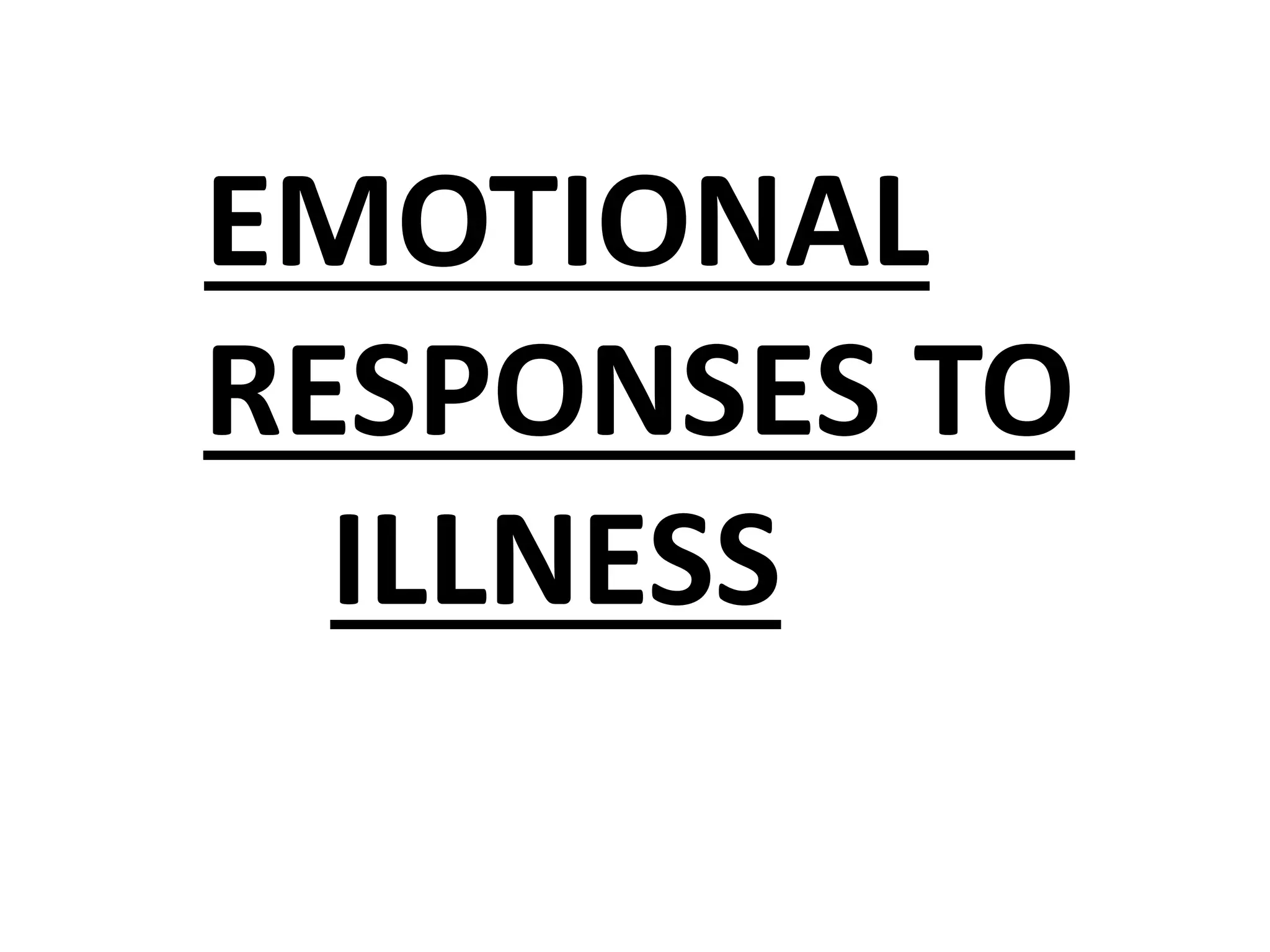 CONCEPT OF ILLNESS | PPTX