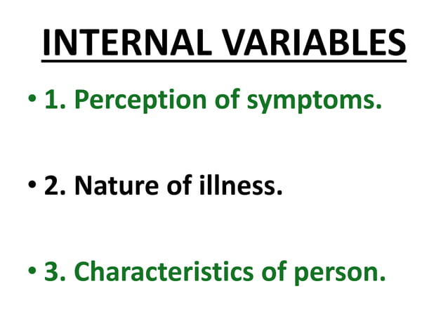 CONCEPT OF ILLNESS | PPTX | Diseases and Conditions | Medical Health