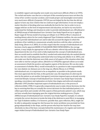 Concept of Individualized Geriatric Case Study Paper.docx