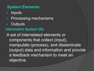 Concept of information system & networking.. | PPTX