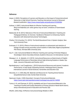 Concept of Instructional Materials, Media and Resources.pdf