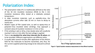 Concept of insulation resistance & Polarization Index | PPTX