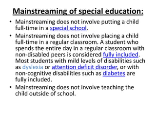 Concept of integrated education | PPTX