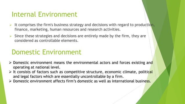 Concept of international business environment | PPTX